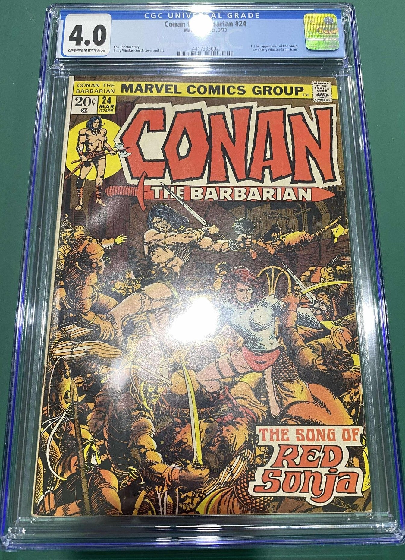 Conan the Barbarian #24 - CGC 4.0 | Oz ComiX